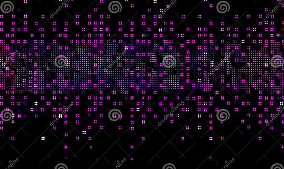 Abstract Pink and Purple Pixel Pattern on Black Background for Digital ...