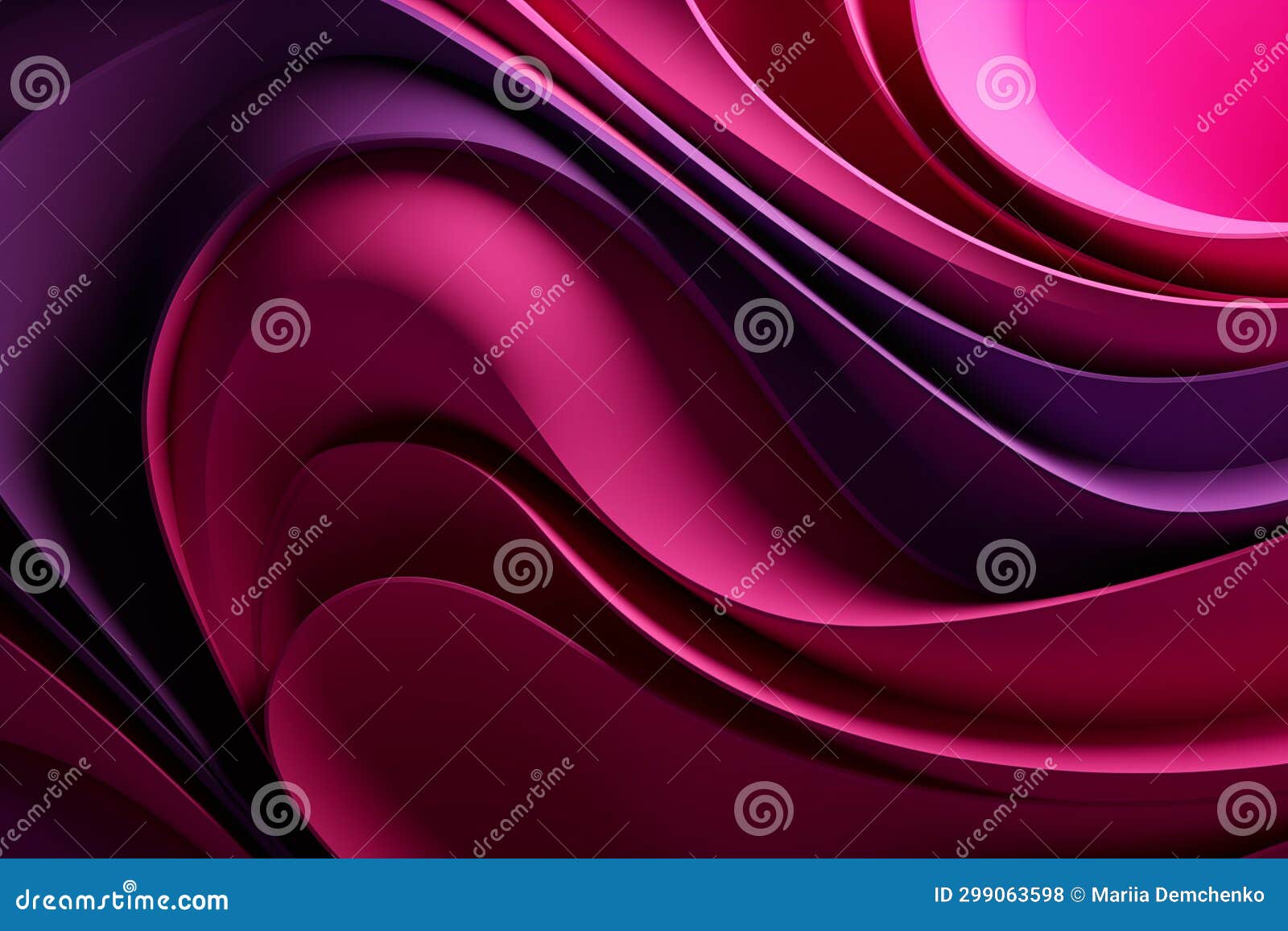 Abstract Pink Purple Waves Background Stock Photo - Image of flow ...