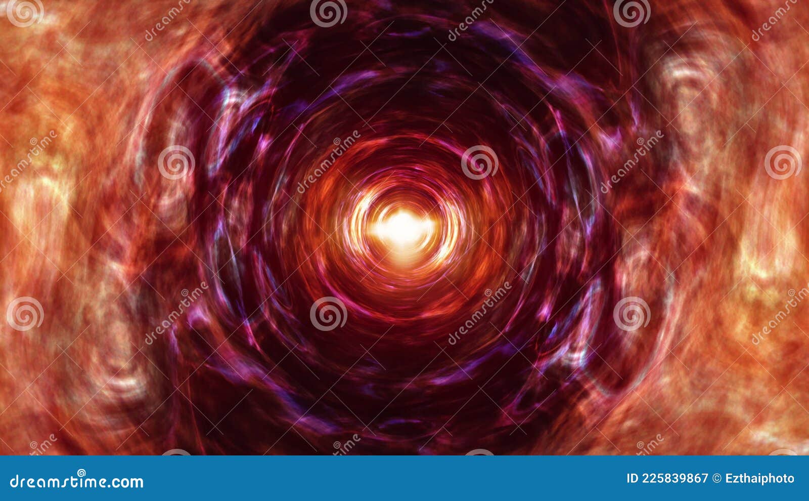 Abstract Pink Red Grunge Energy Vortex Tunnel Rotation Seamless Loop