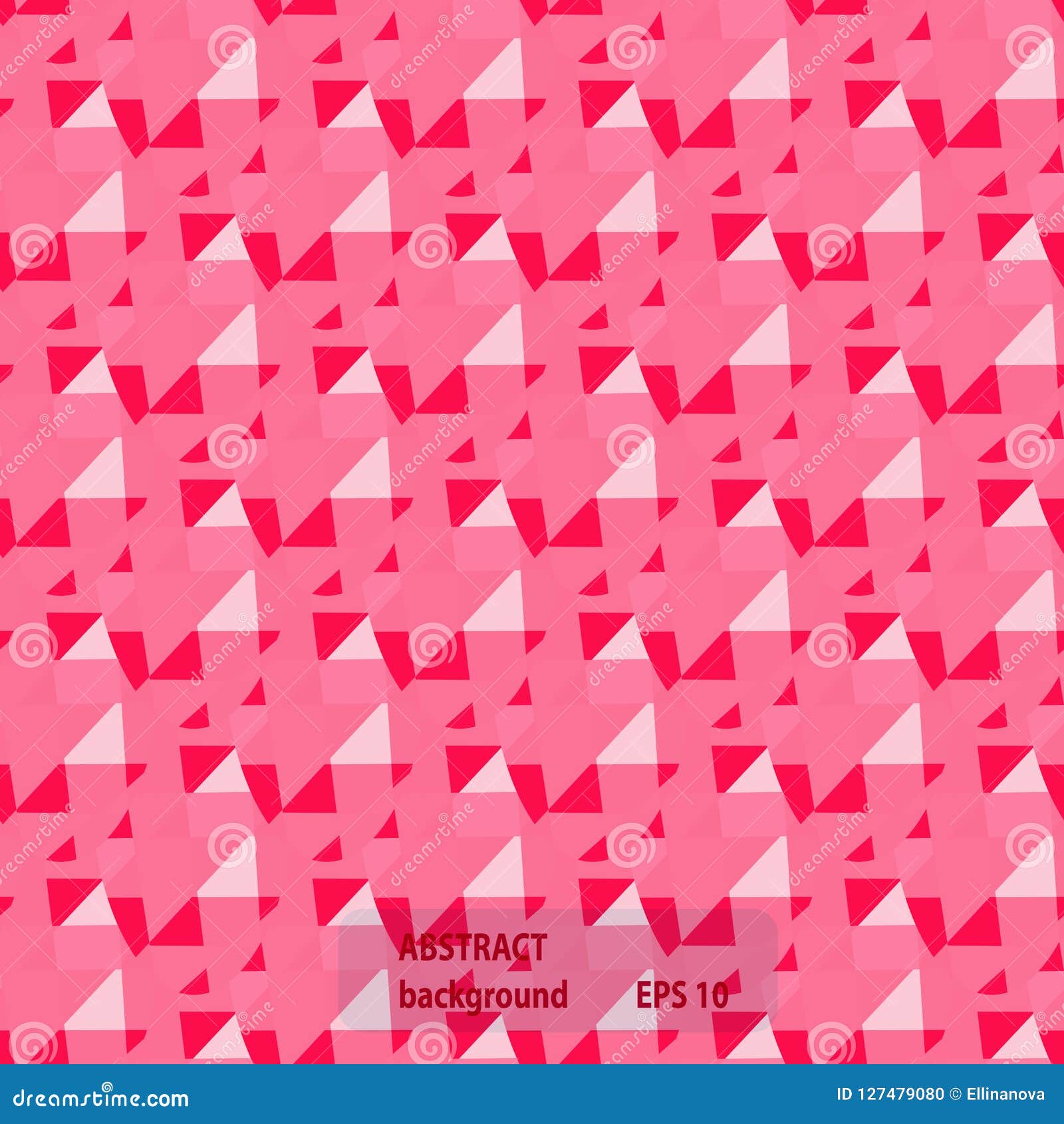 Abstract Pink Seamless Geometric Pattern Stock Vector - Illustration of ...
