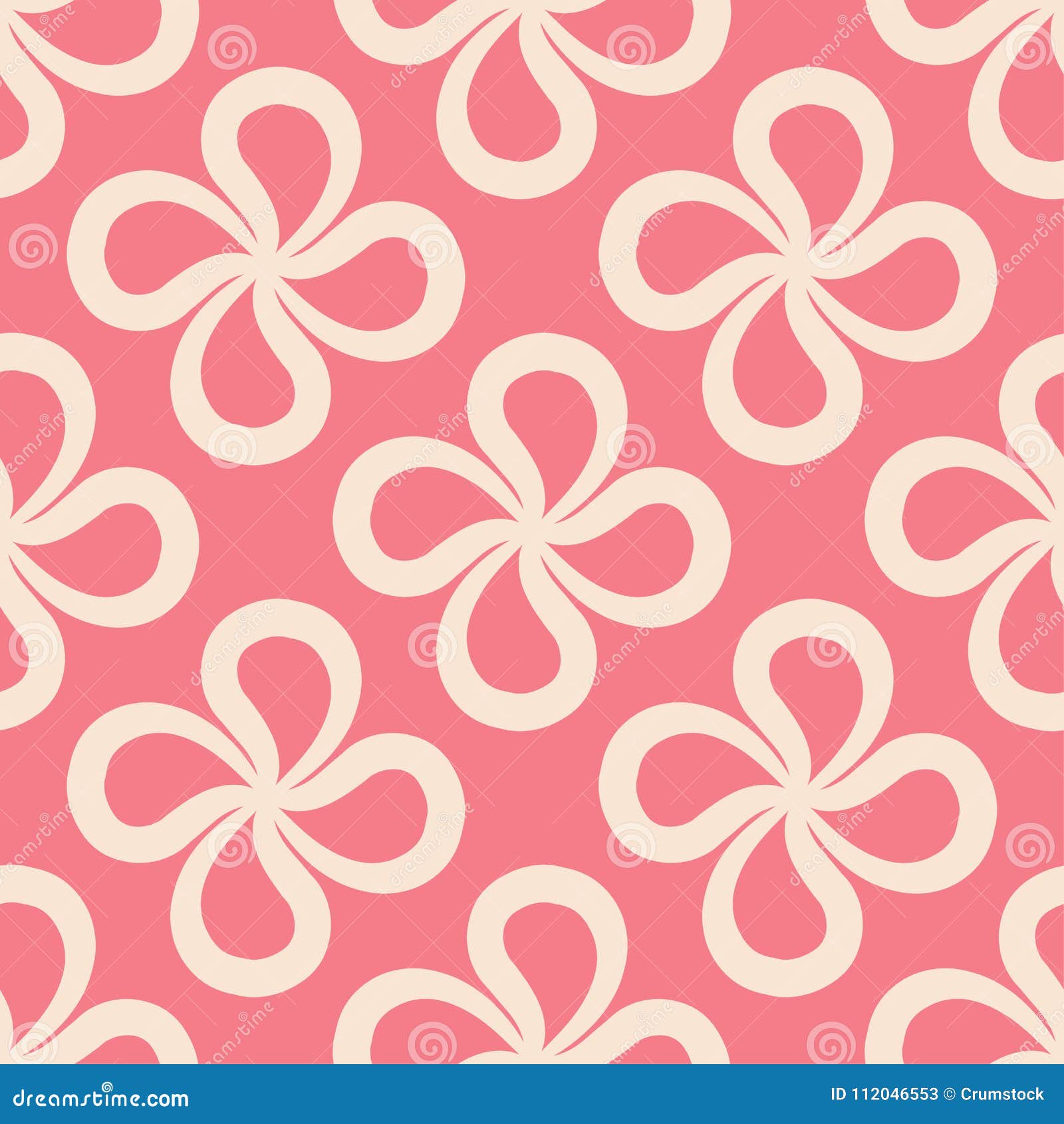 Abstract Pink Seamless Pattern for Textile, Fabrics or Wallpapers Stock ...