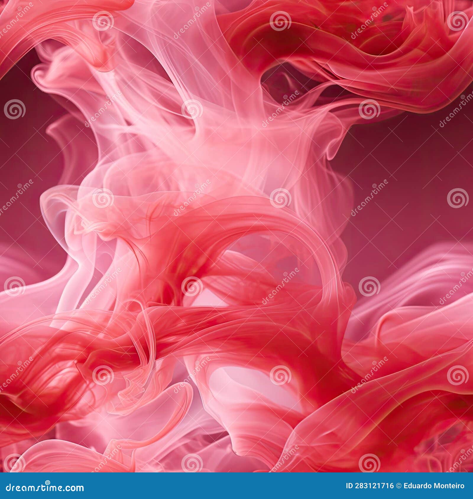 Abstract Pink Smoke Background with Organic Forms (tiled) Stock ...