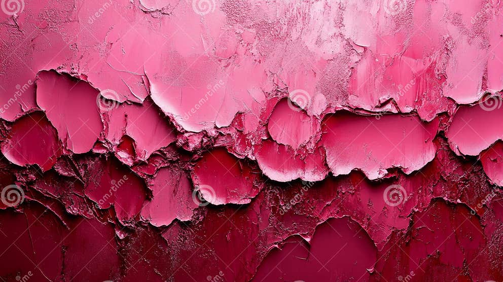 Abstract Pink Texture with Layered Paint Generative AI Stock ...
