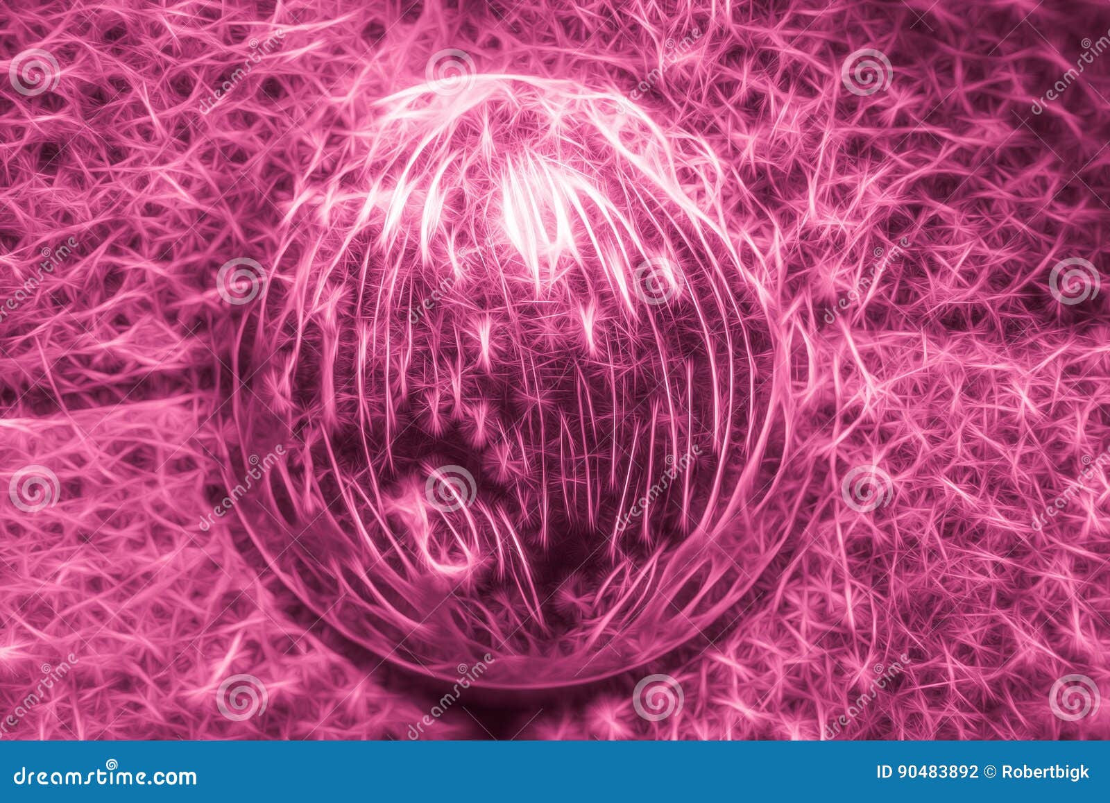 Abstract Pink Texture Sphere Button Stock Illustration - Illustration ...