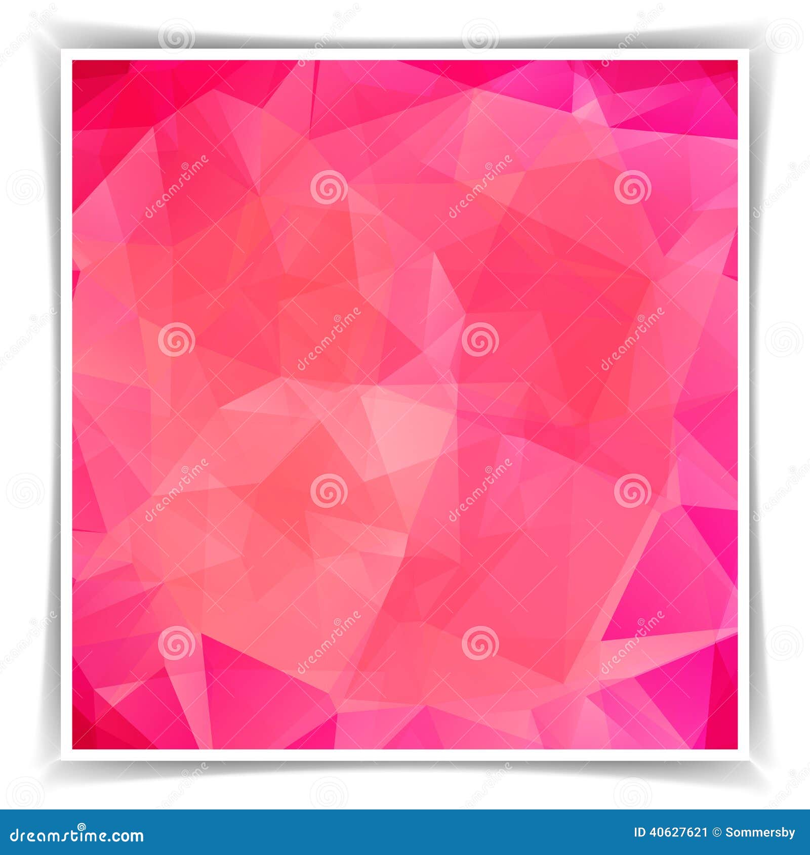 Pink Triangle Intensive Vector Background Royalty-Free Stock ...