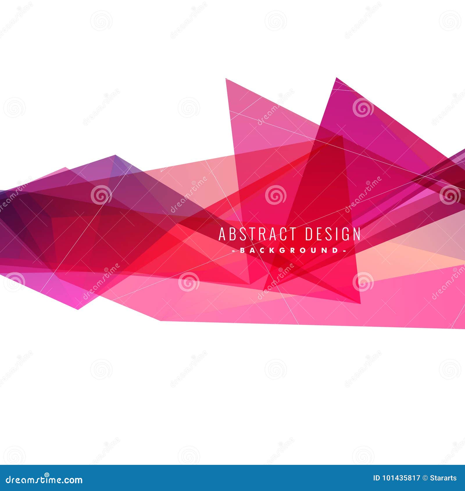 Abstract Pink Triangles Background Stock Vector - Illustration of ...