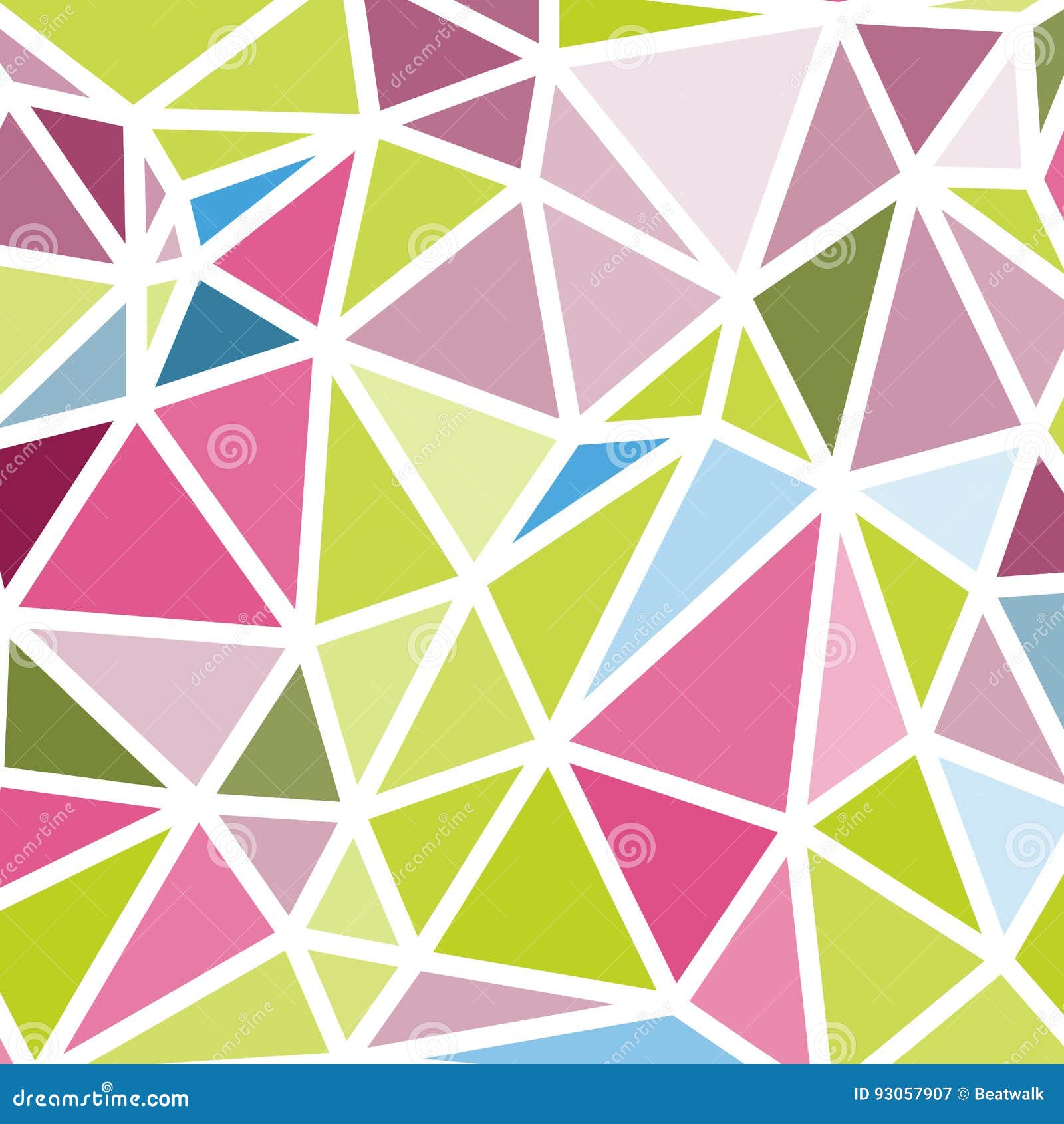 Abstract Pink Triangles Background Stock Vector - Illustration of ...