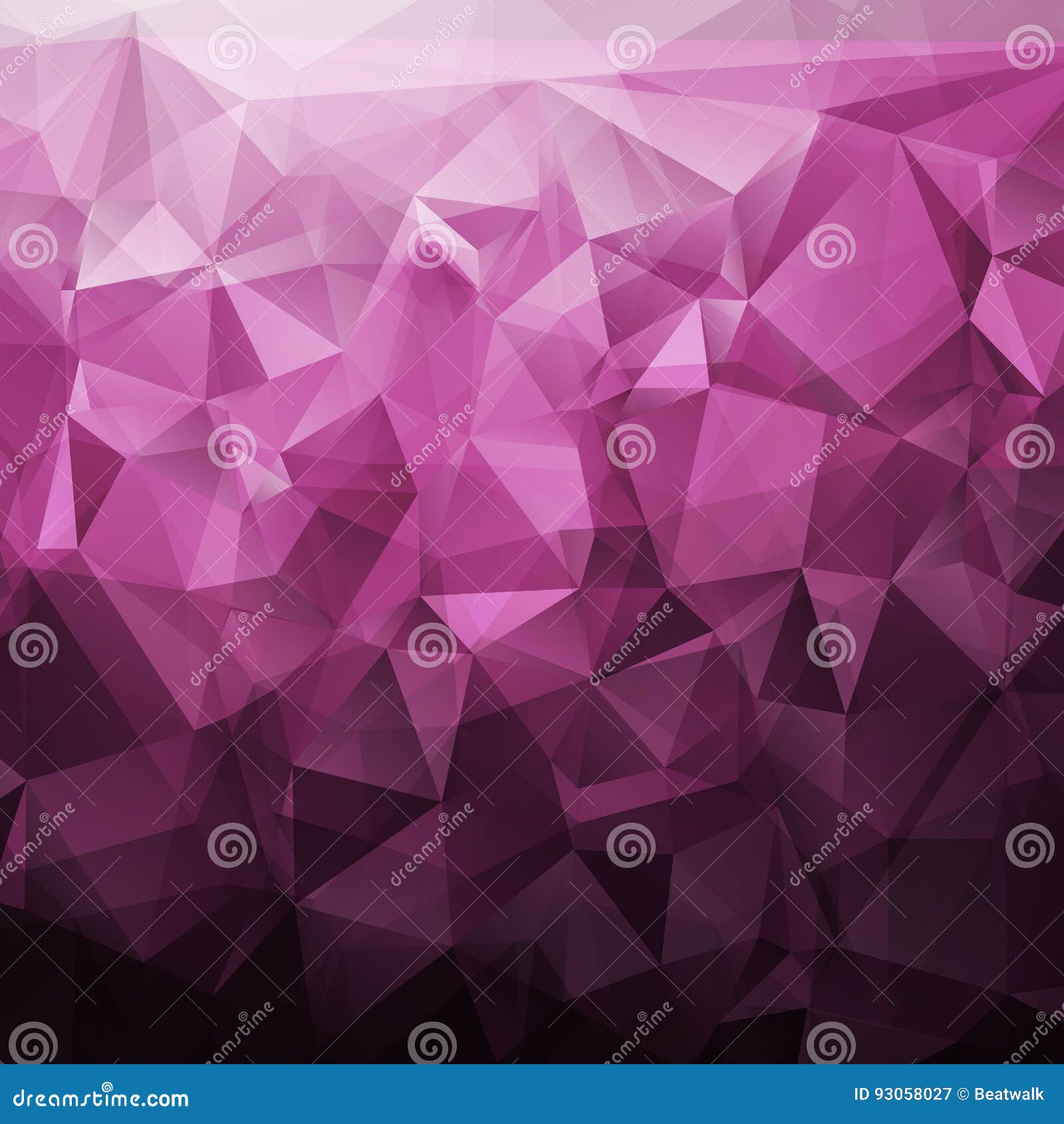 Abstract Pink Triangles Background Stock Vector - Illustration of ...