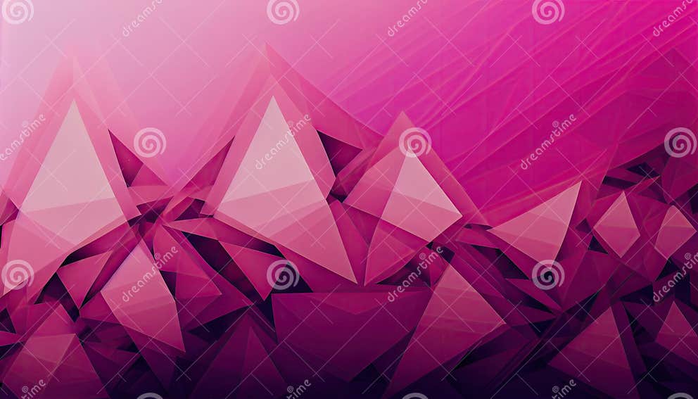 An Abstract Pink Triangleshaped Background Space Text Triangle Pattern ...