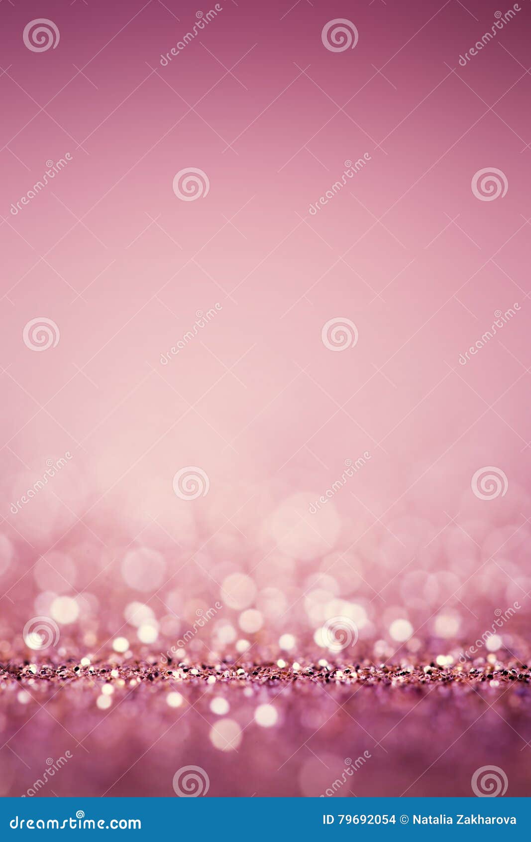 Abstract Pink Twinkled Bright Background with Bokeh Defocused Li Stock ...