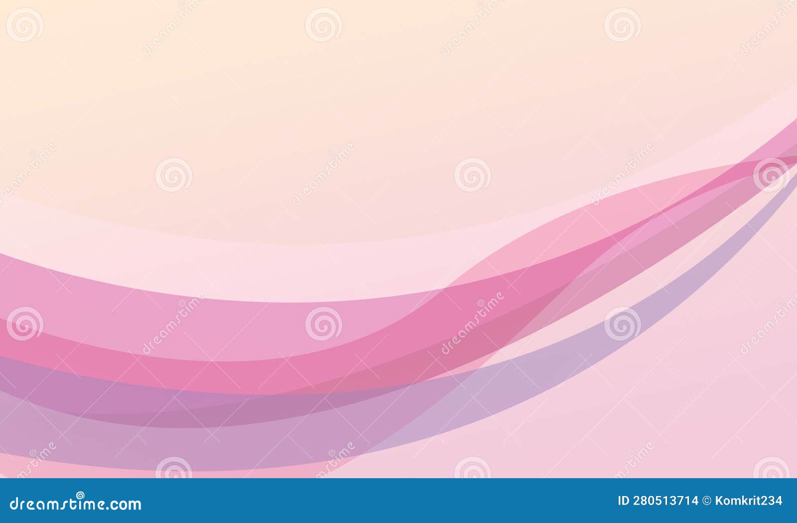Abstract Pink Violet Curve Wave Lines Soft Pink Gradient Color ...