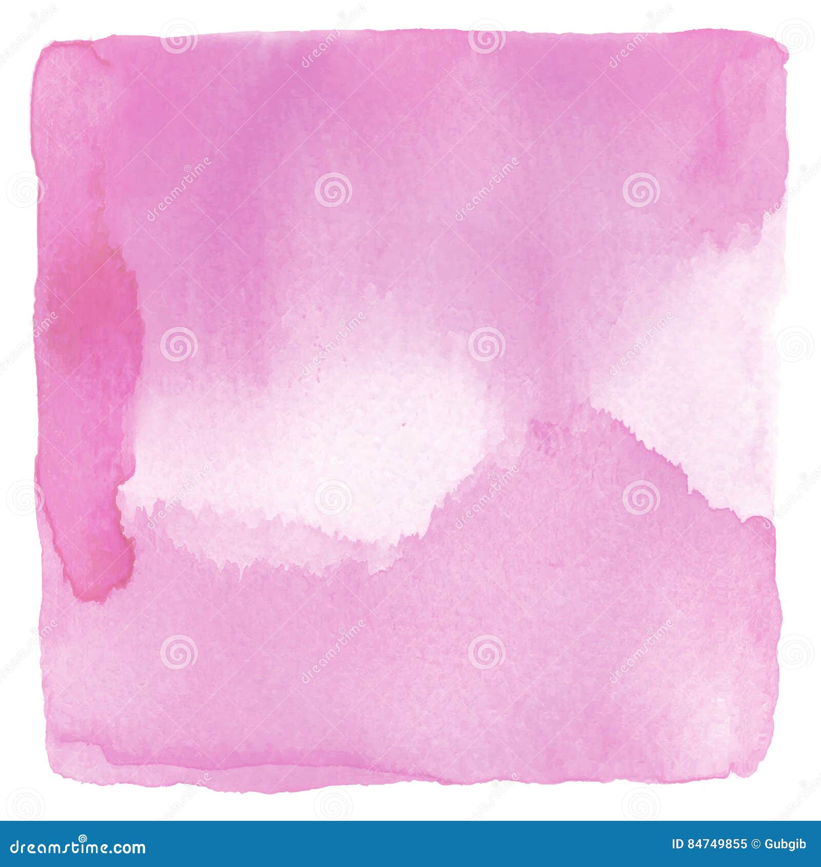 Abstract Pink Watercolor on White Background Stock Illustration ...