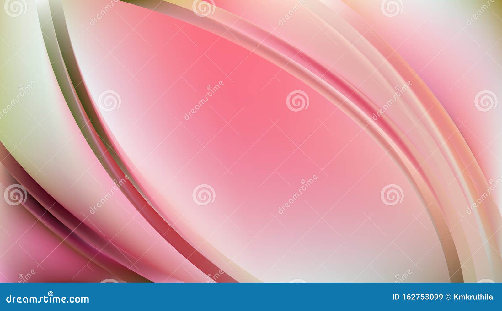 Abstract Pink Wave Background Template Stock Vector - Illustration of ...