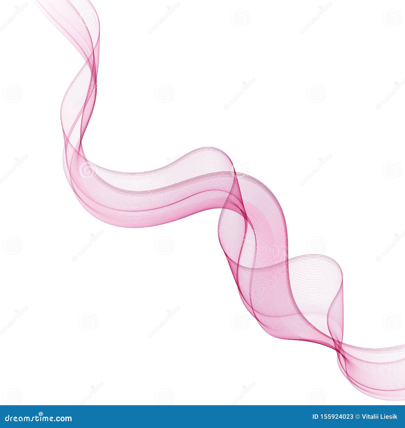 Abstract Pink Wave Background. Vector Illustration Eps10 Stock Vector ...