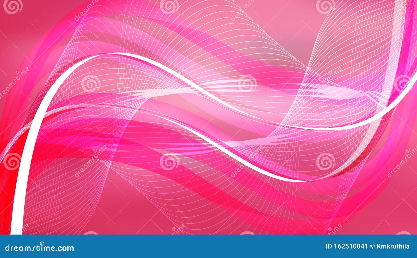 Abstract Pink Wave Lines Background Stock Vector - Illustration of ...