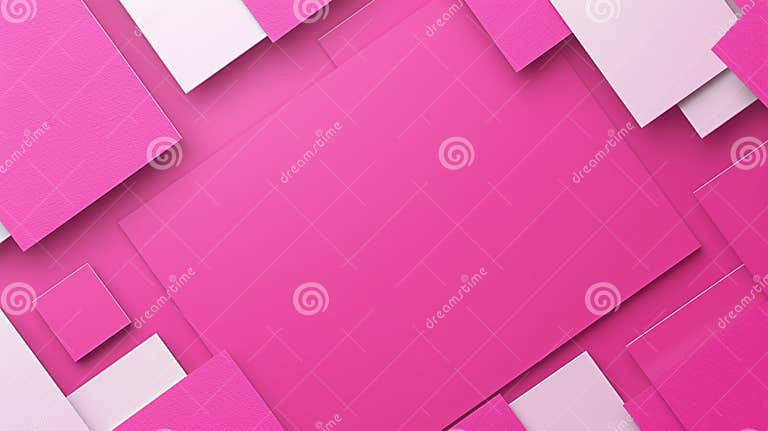 Abstract Pink and White Squares Background with a Square Pattern Stock ...