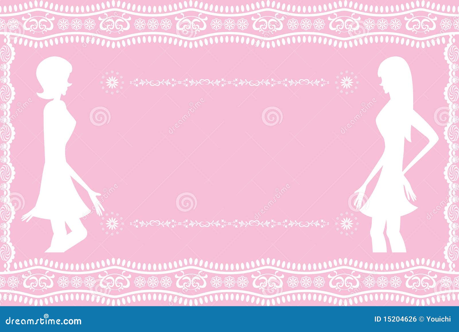 Abstract Pink Women Background Stock Vector - Illustration of page ...
