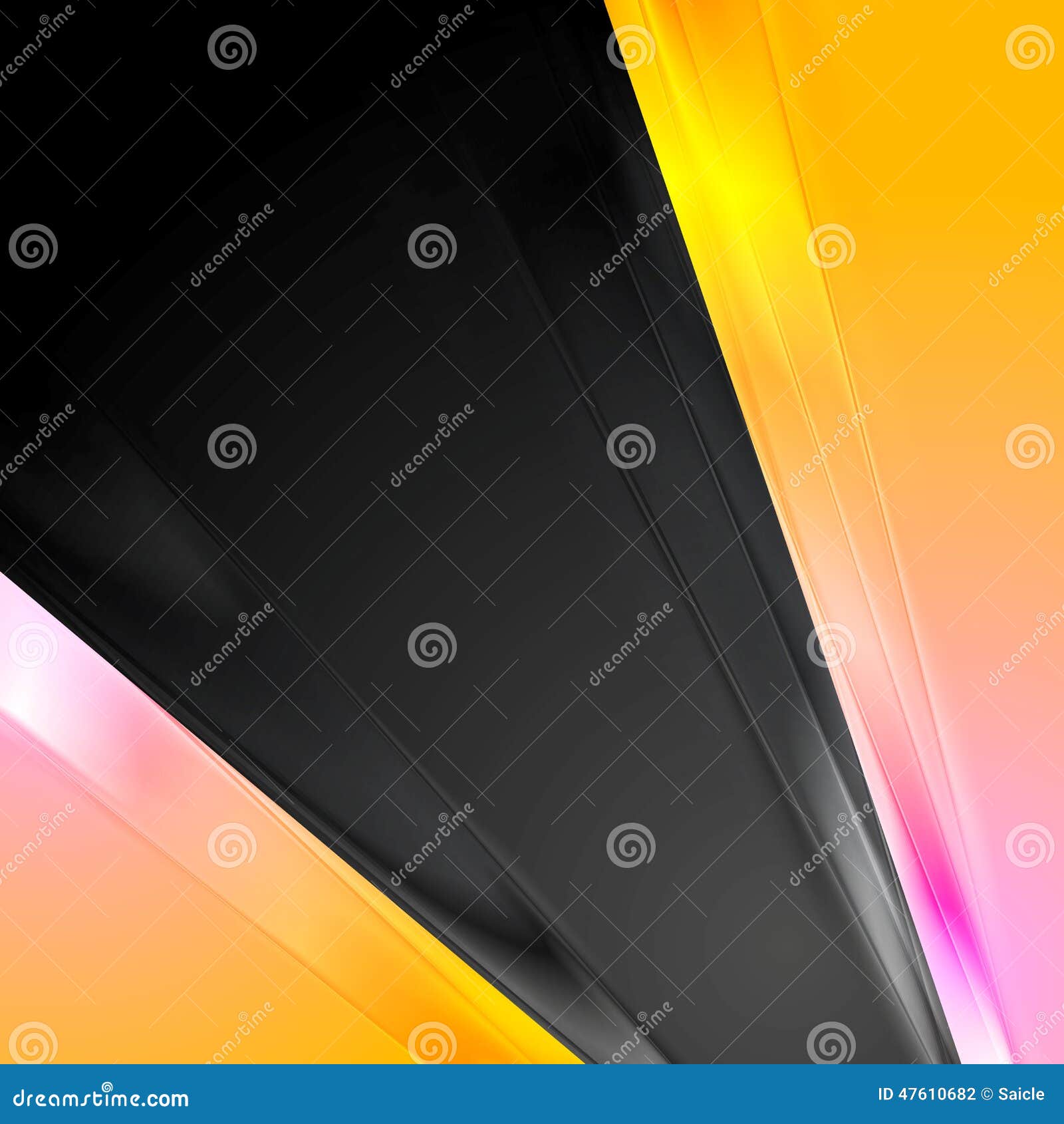 Abstract Pink and Yellow Contrast Background Stock Vector ...