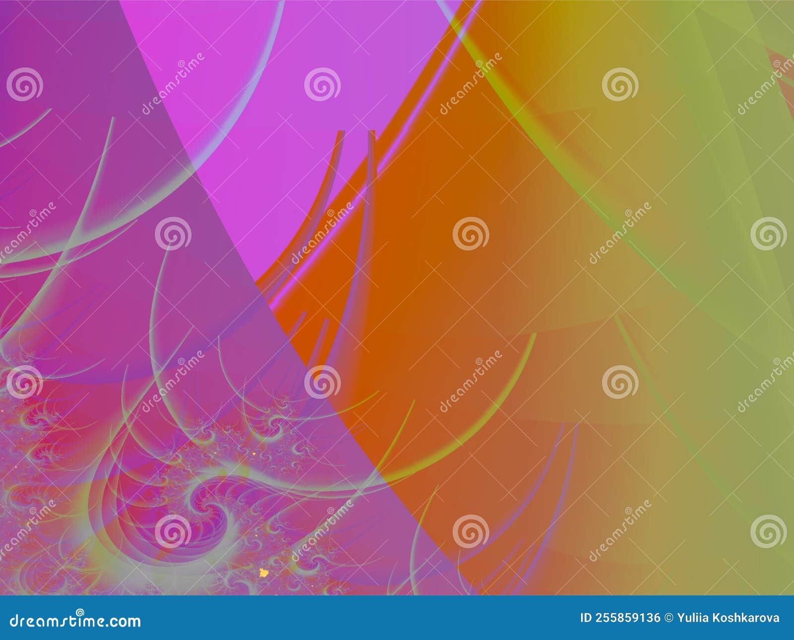 Abstract Pink Yellow Line Pattern, Color Graphics, Background Stock ...