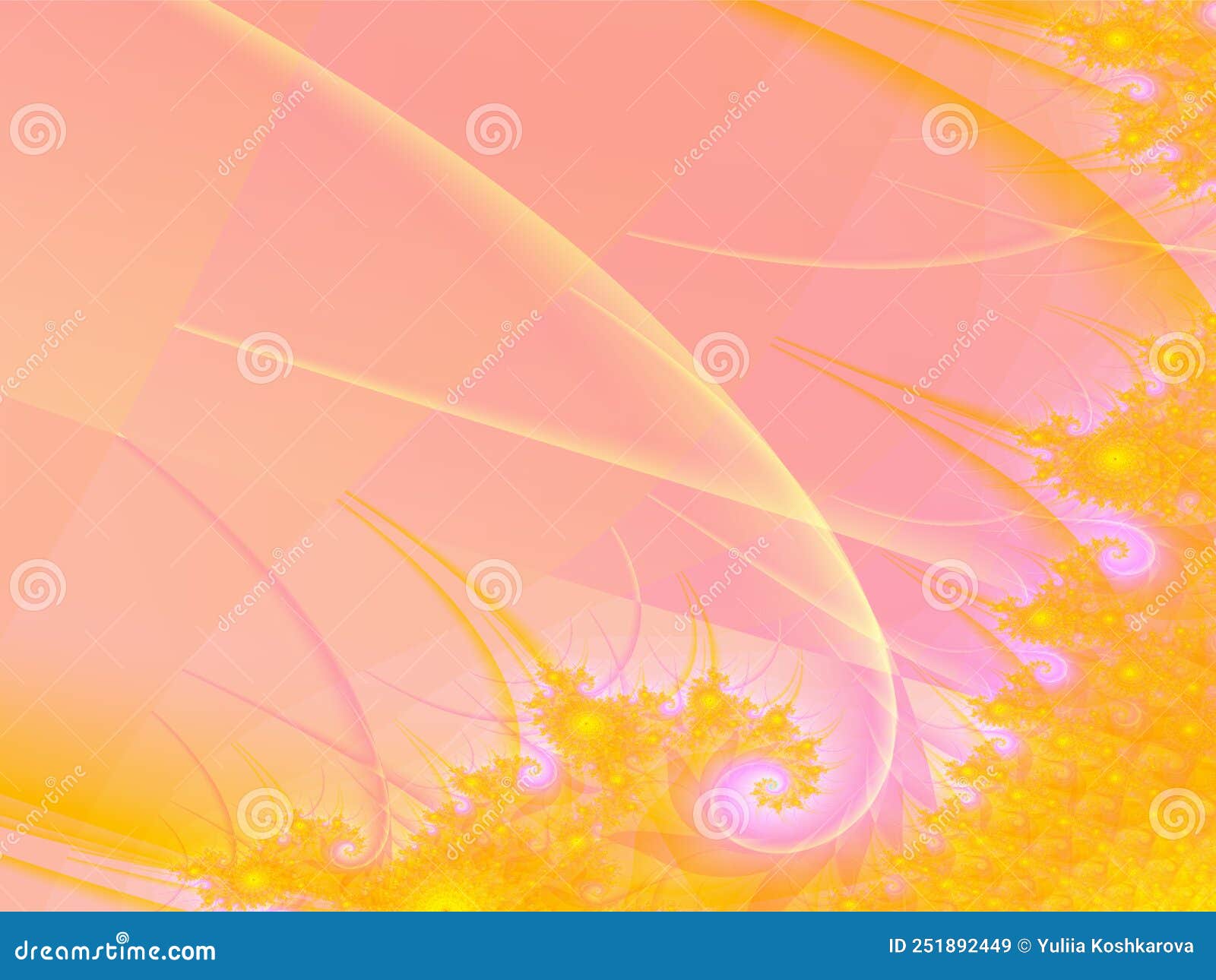 Abstract Pink Yellow Line Pattern, Color Graphics, Background Stock ...