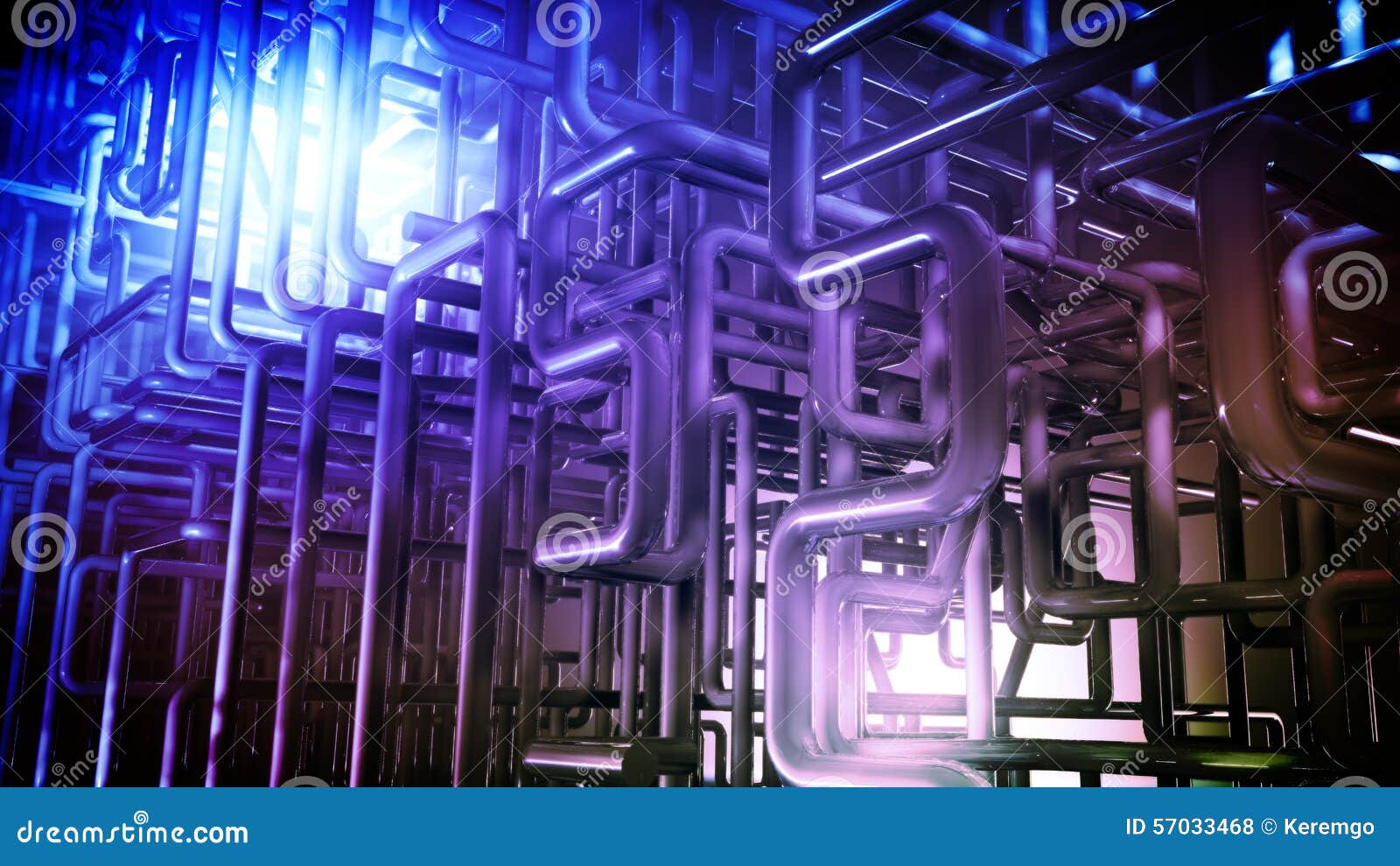 Abstract Pipes Background stock illustration. Illustration of rendering ...