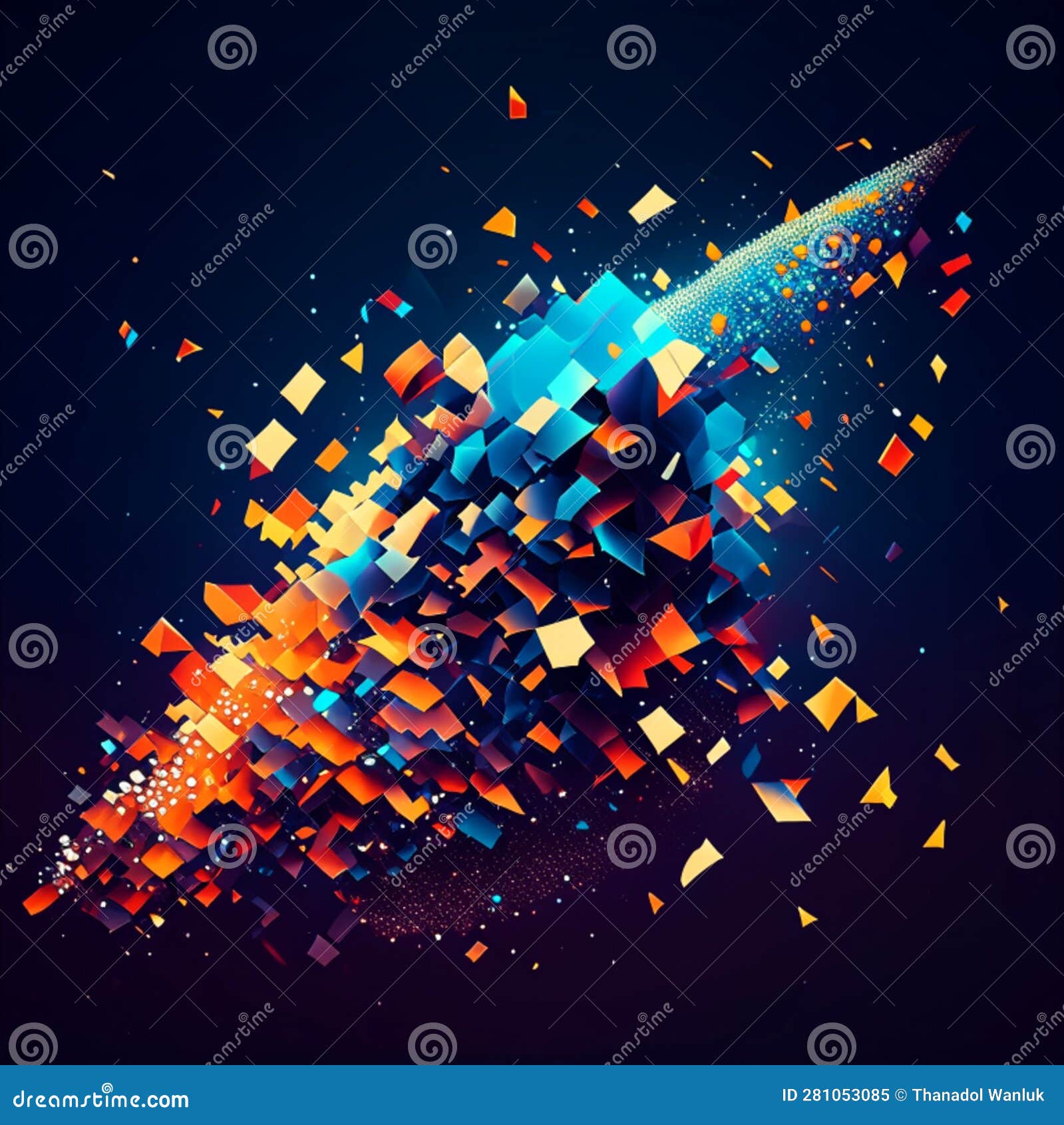 Abstract Pixel Art is a Form of Visual Expression that Combines the ...