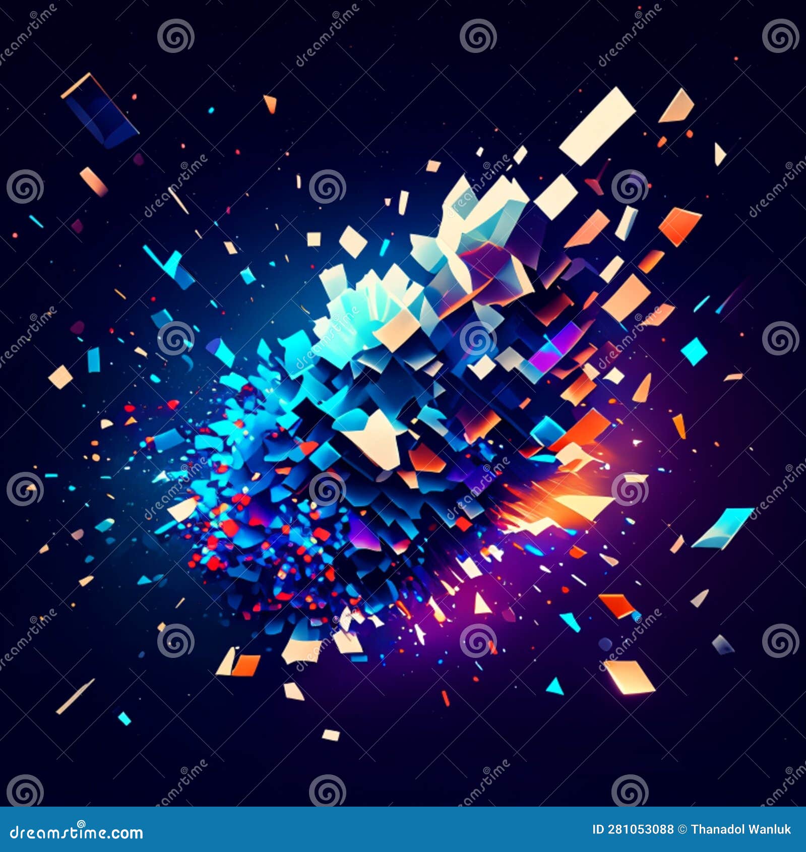 Abstract Pixel Art is a Form of Visual Expression that Combines the ...