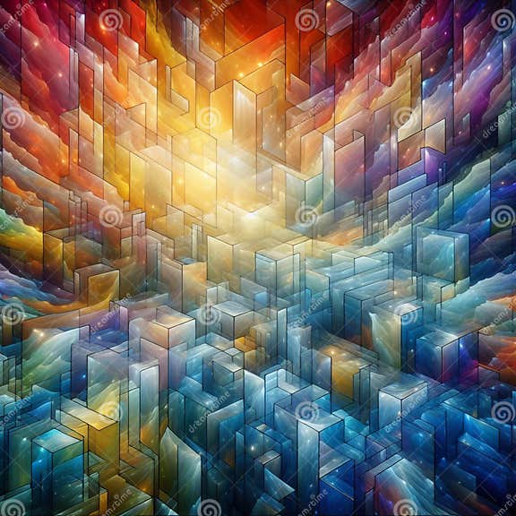 Abstract pixel artwork stock illustration. Illustration of artwork ...