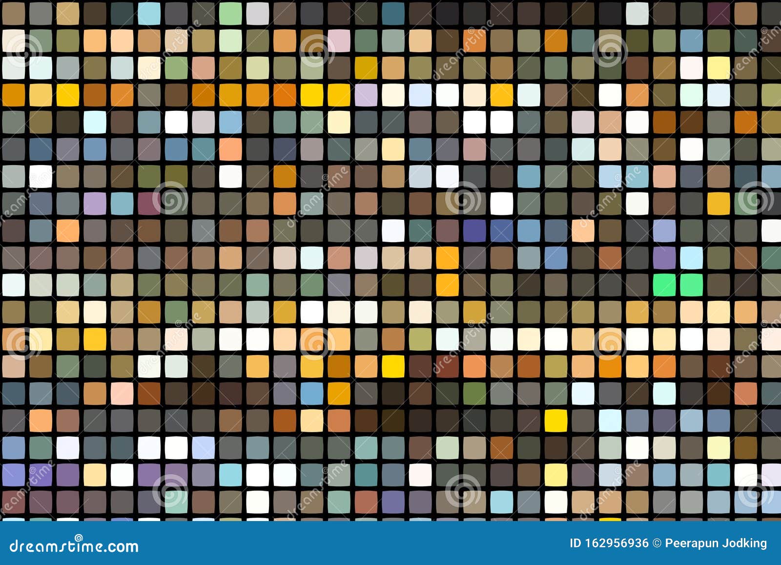 Abstract Pixel Background with Colorful Squares. Transition and ...