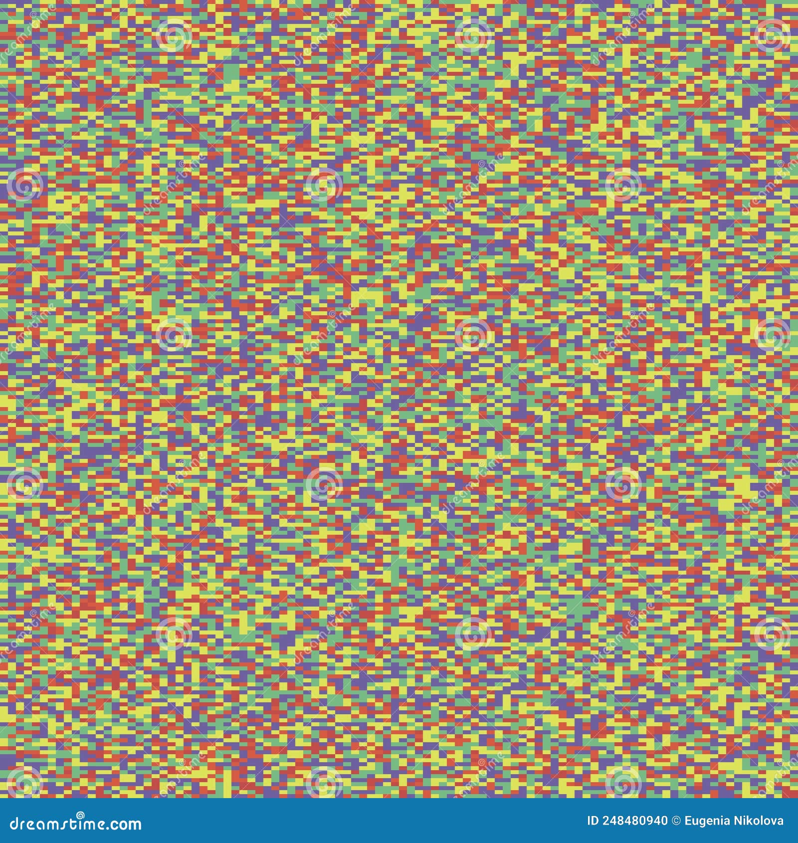 Abstract Pixel Background. Seamless Glitch Effect Backdrop Stock Vector ...