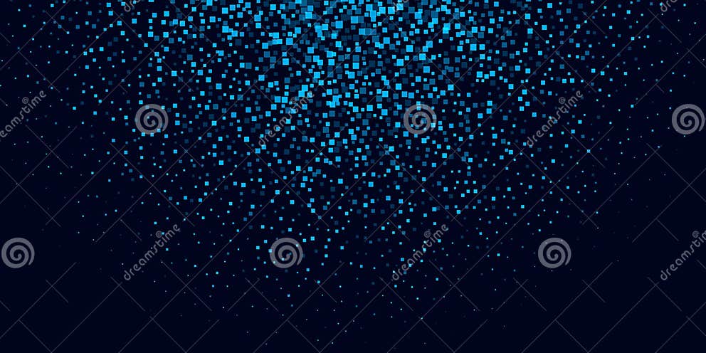 Abstract Pixel Banner Design Stock Vector - Illustration of square ...