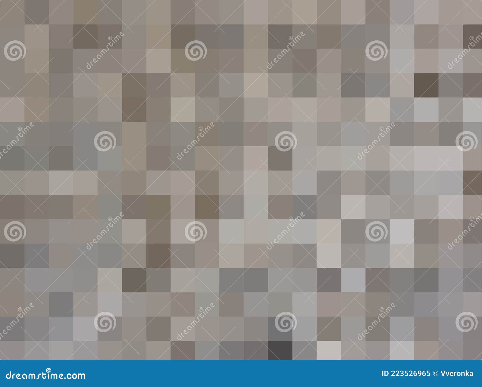 Abstract Pixel Brown Background. Vector Geometric Texture of Square ...