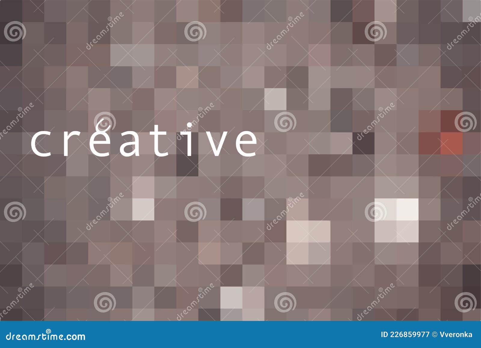 Abstract Pixel Brown Background. Vector Geometric Texture of Squares ...