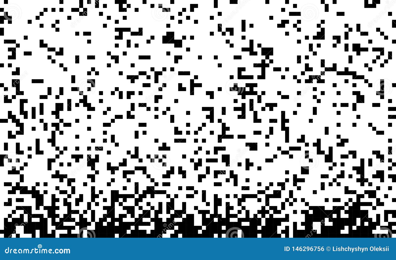 Abstract Pixel Gradient Background. Falling Pixels. Geometric Mosaic ...