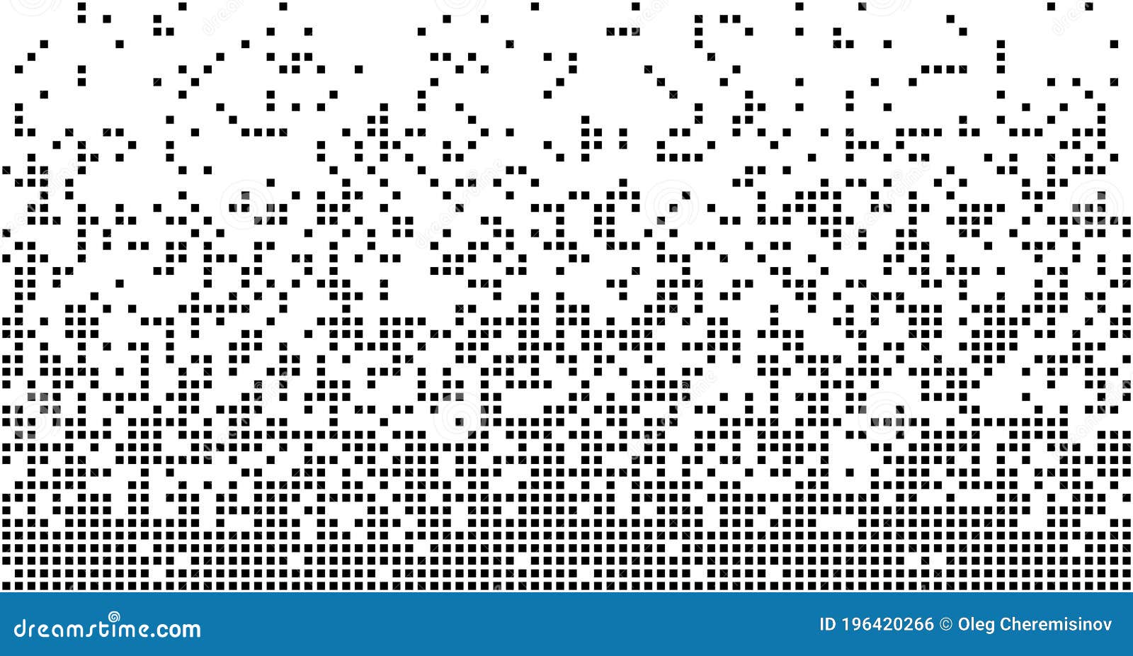 Abstract Pixel Gradient Seamless Horizontal Background Stock Vector ...