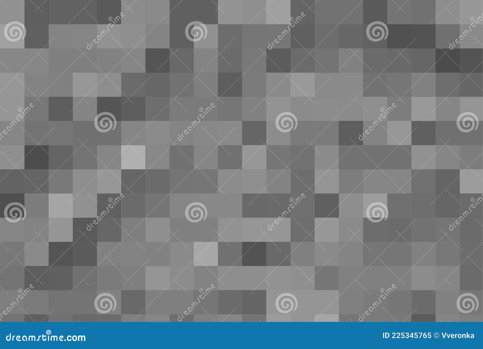 Abstract Pixel Gray Background. Vector Geometric Texture of Square Grey ...