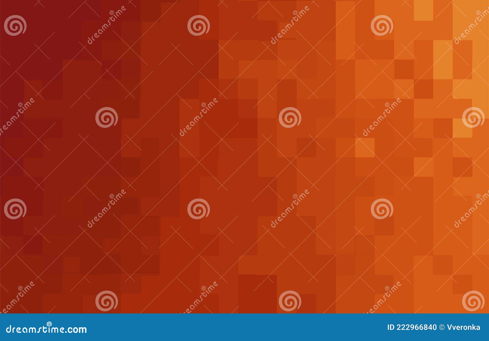 Abstract Pixel Orange Background. Gold Geometric Texture from Squares ...