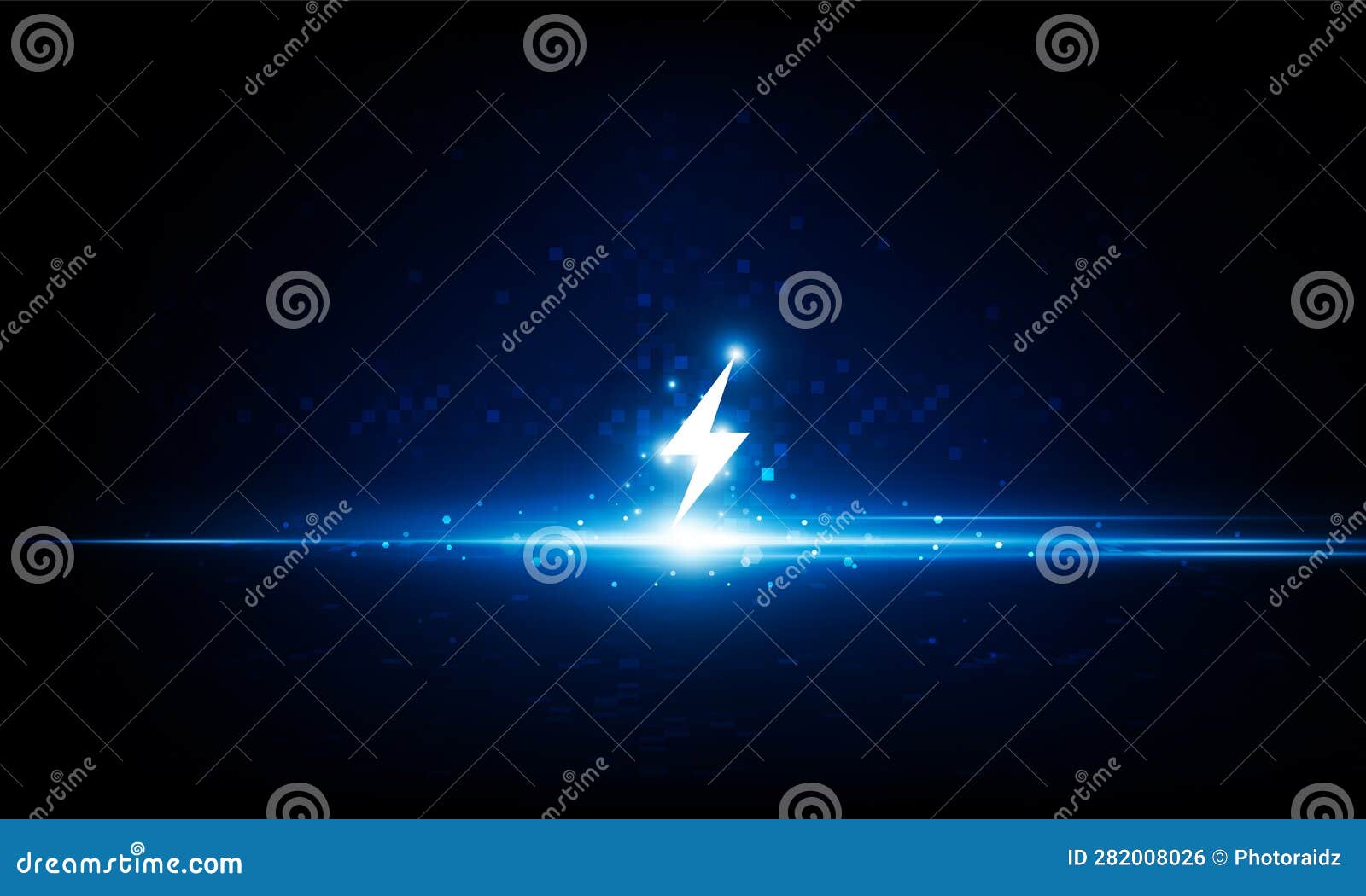 Pixel 8-bit Lightning Object As Video Game Style Element Vector ...
