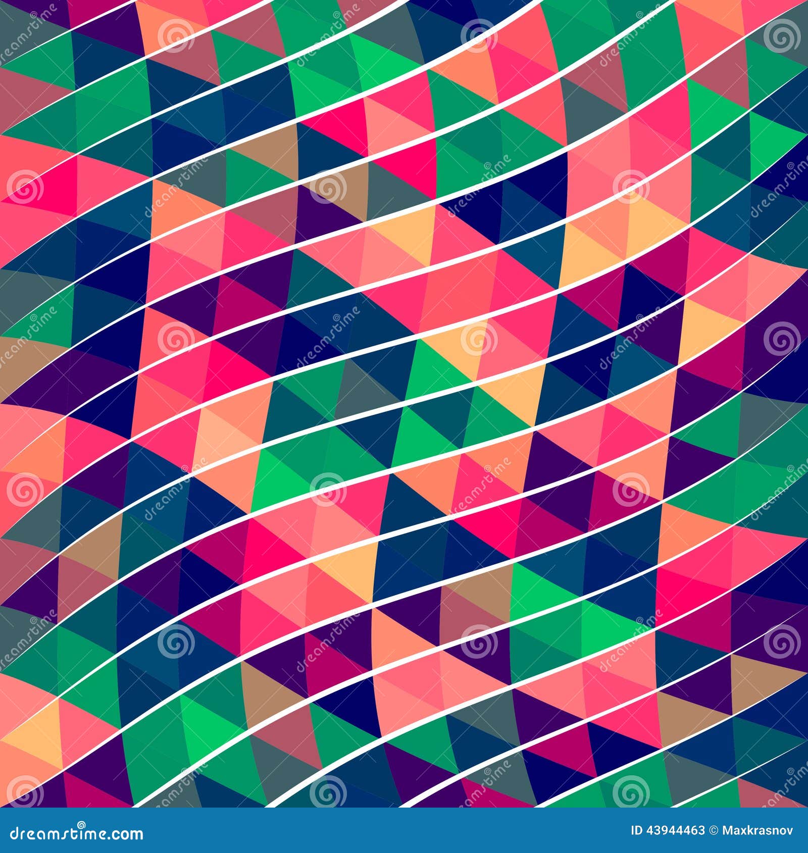 Abstract Pixel Triangle Pattern Stock Vector - Illustration of card ...