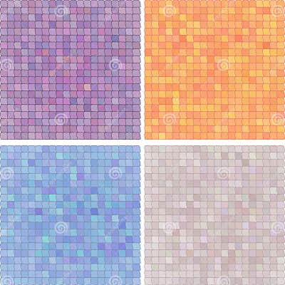 Abstract Pixelated Colourful Background-variation Stock Illustration ...