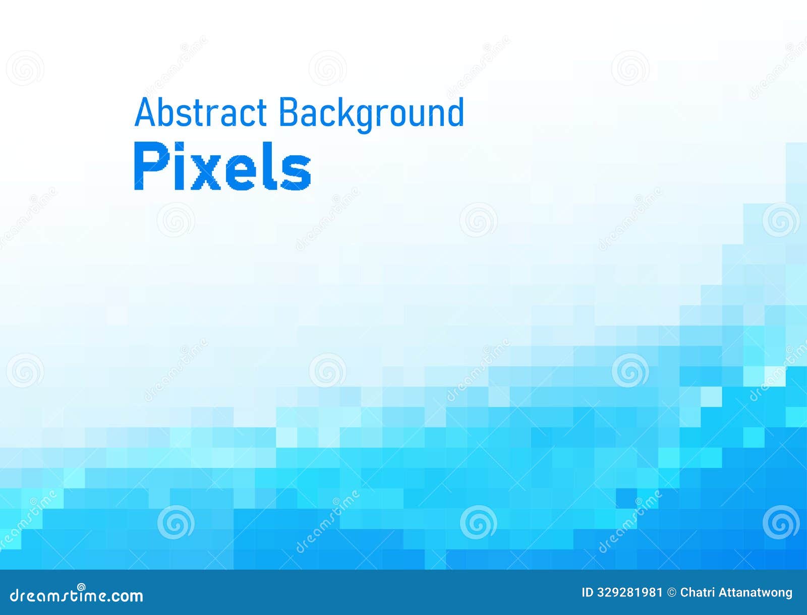 Abstract Pixels Background Blue Gradient Color Geometric Texture Vector ...