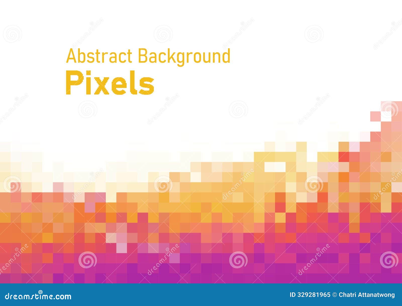 Abstract Pixels Background Yellow and Orange Gradient Colors Geometric ...