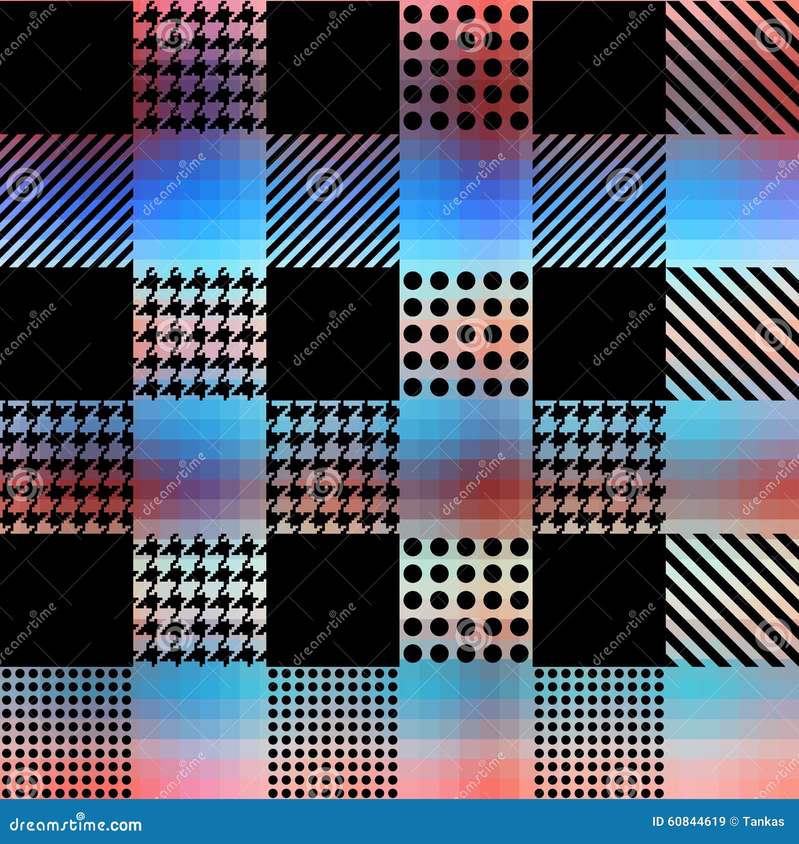 Abstract plaid background stock vector. Illustration of circles - 60844619