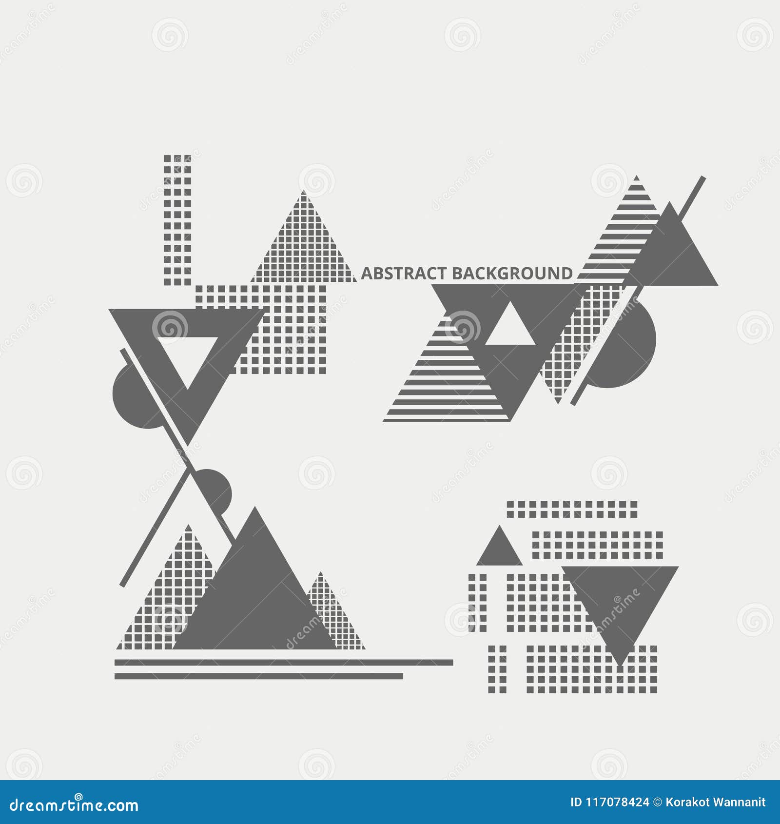 Abstract of Plain Geometric Background. Stock Vector - Illustration of ...