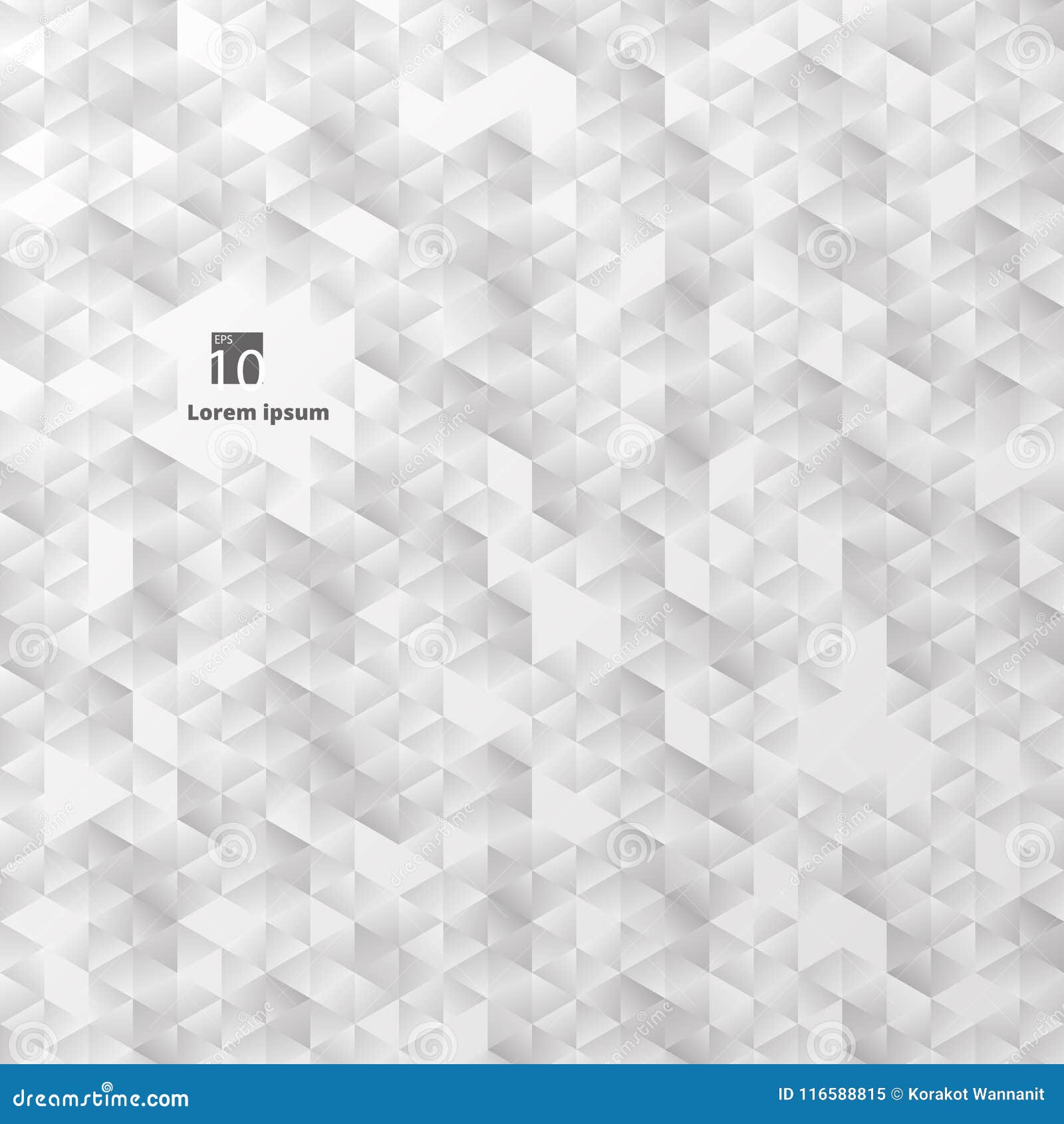 Abstract Of Plain Geometric Triangle In Grey Gradient Color Background ...