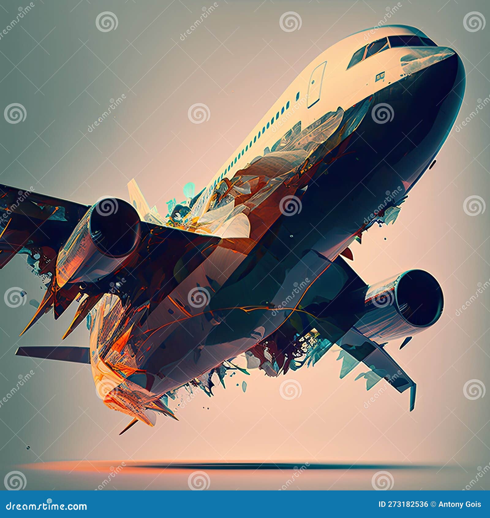 Abstract Planes, High Quality, Made in Ai Stock Illustration ...