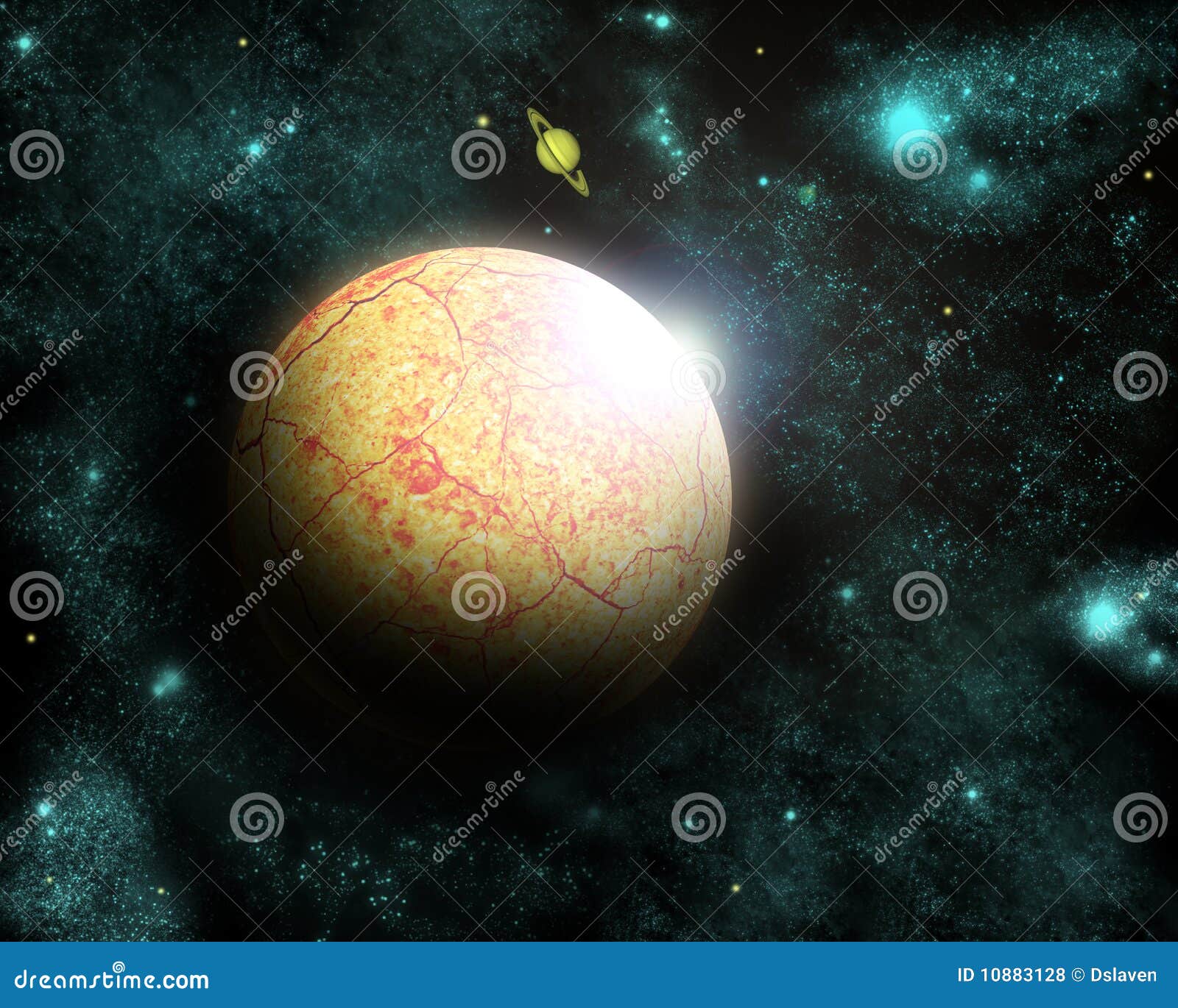 Abstract planet stock illustration. Illustration of planetarium - 10883128
