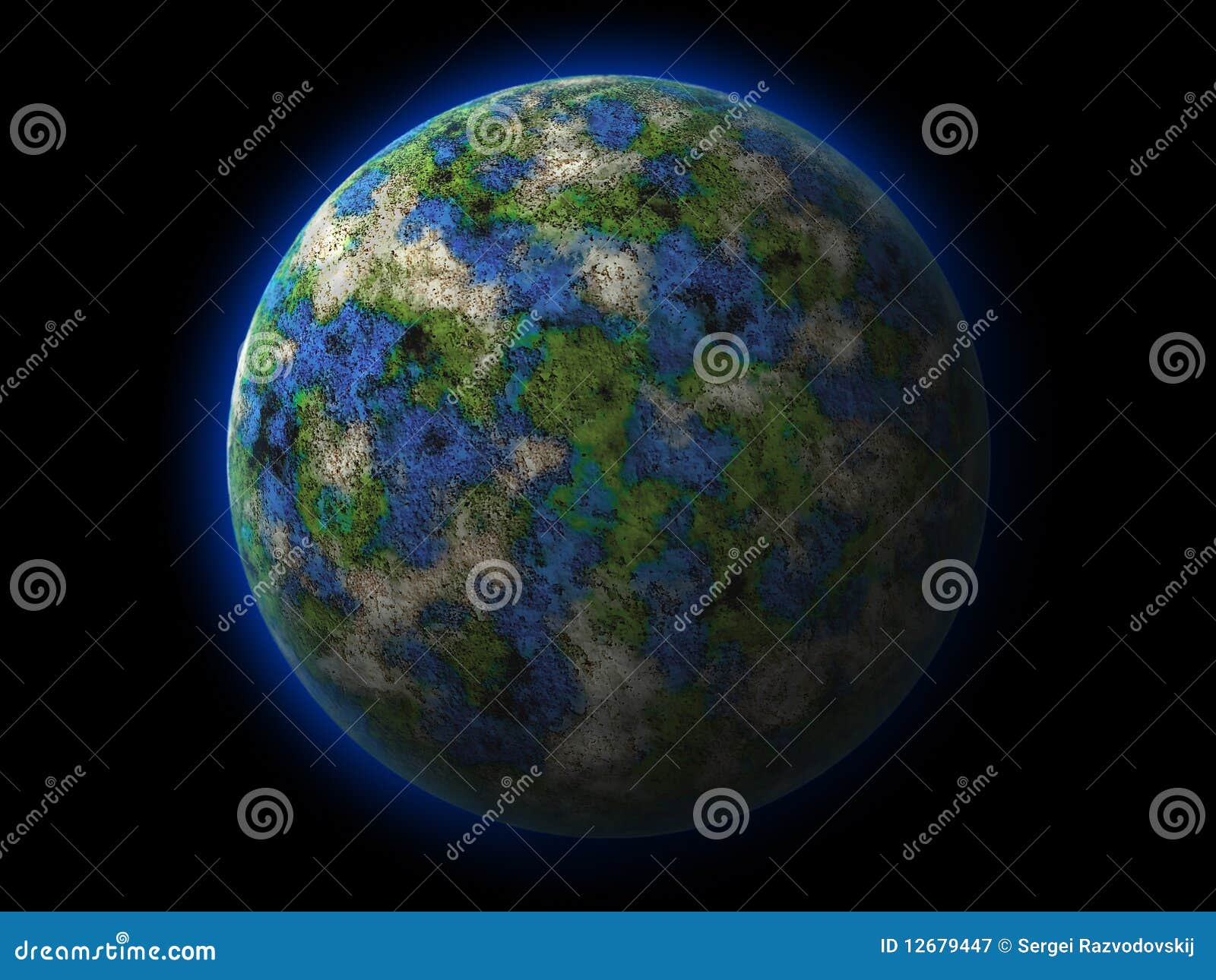 Abstract planet stock illustration. Illustration of abstract - 12679447