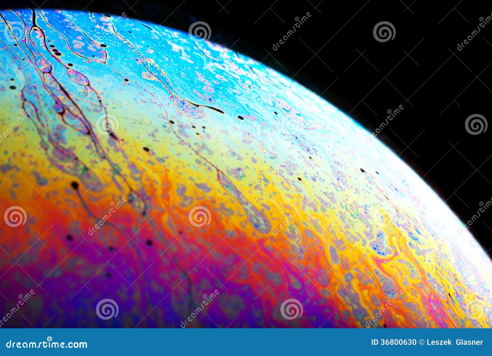 Abstract Of Planet Earth From The Surface Of An Old Griddle On A Black ...