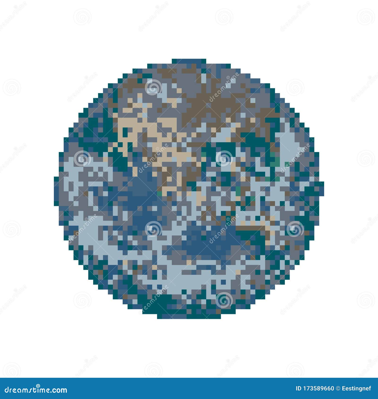 Abstract Planet. Isolated on White Background Stock Vector ...